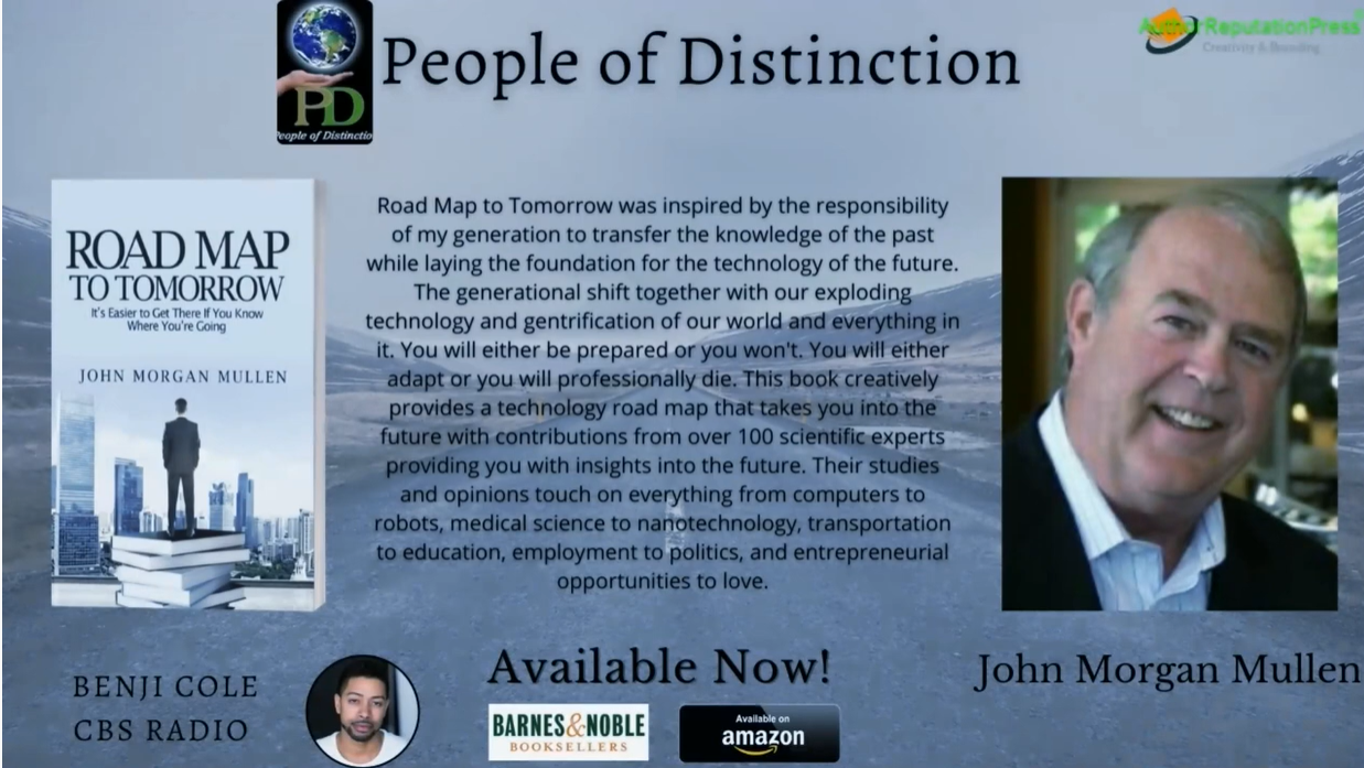 John Morgan Mullen shares his book, “Road Map to Tomorrow: It’s Easier ...
