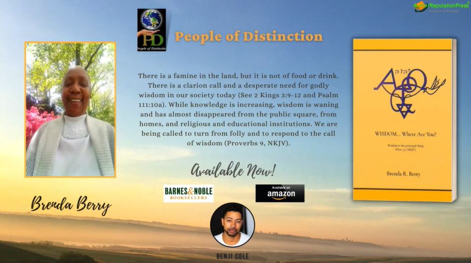 Benji Cole of CBS Radio interviews Brenda R. Berry, the author of ...