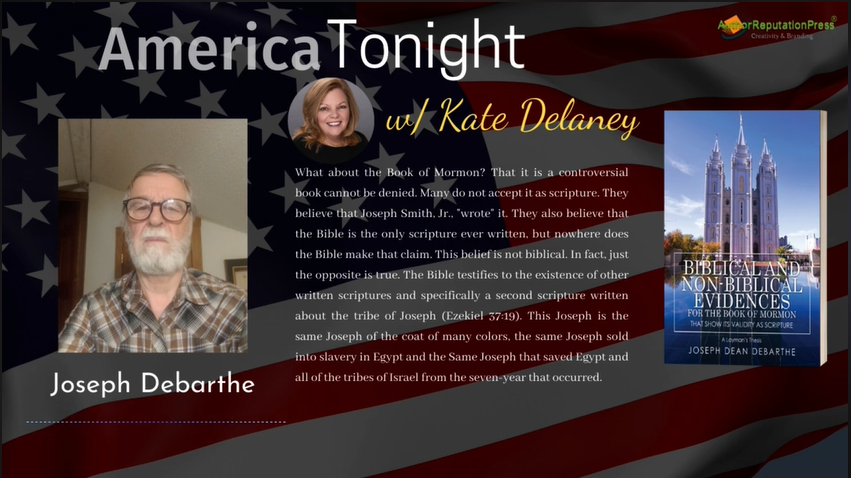 Kate Delaney of America Tonight interviews the author of “Biblical and ...