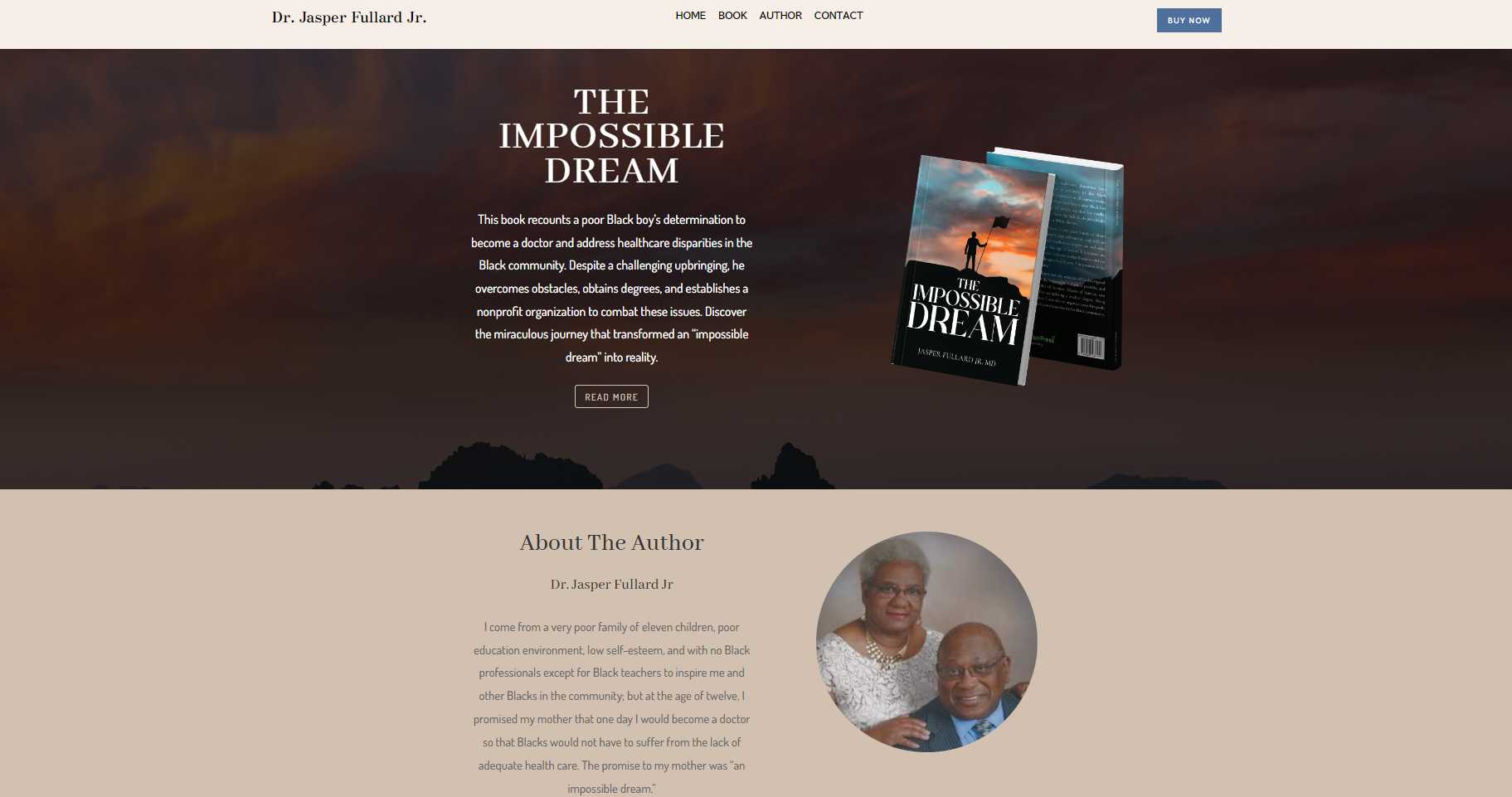 The released website for Dr. Jasper Fullard’s “The Impossible Dream” is ...
