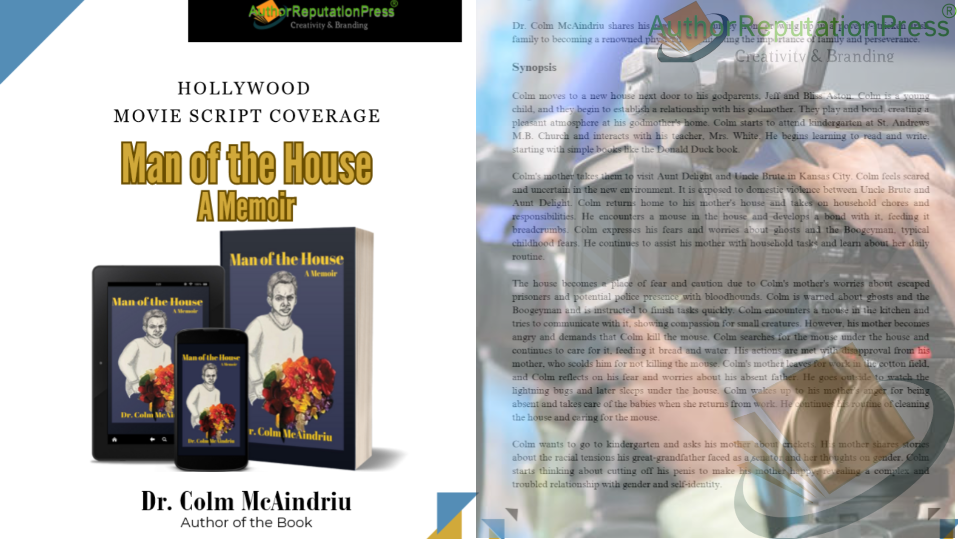 Hollywood Movie Script Coverage for “Man of the House” by Dr. Colm ...