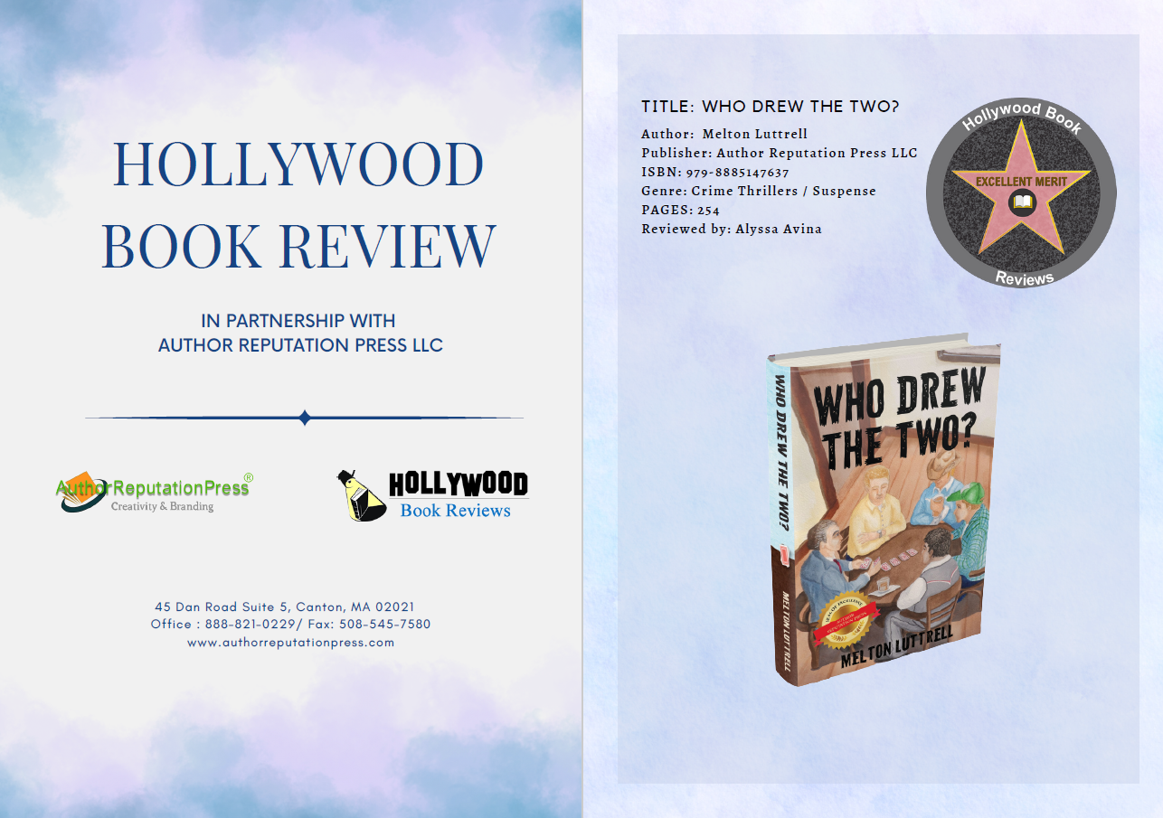 The Hollywood Book Reviews awards “Who Drew the Two?” by Melton ...
