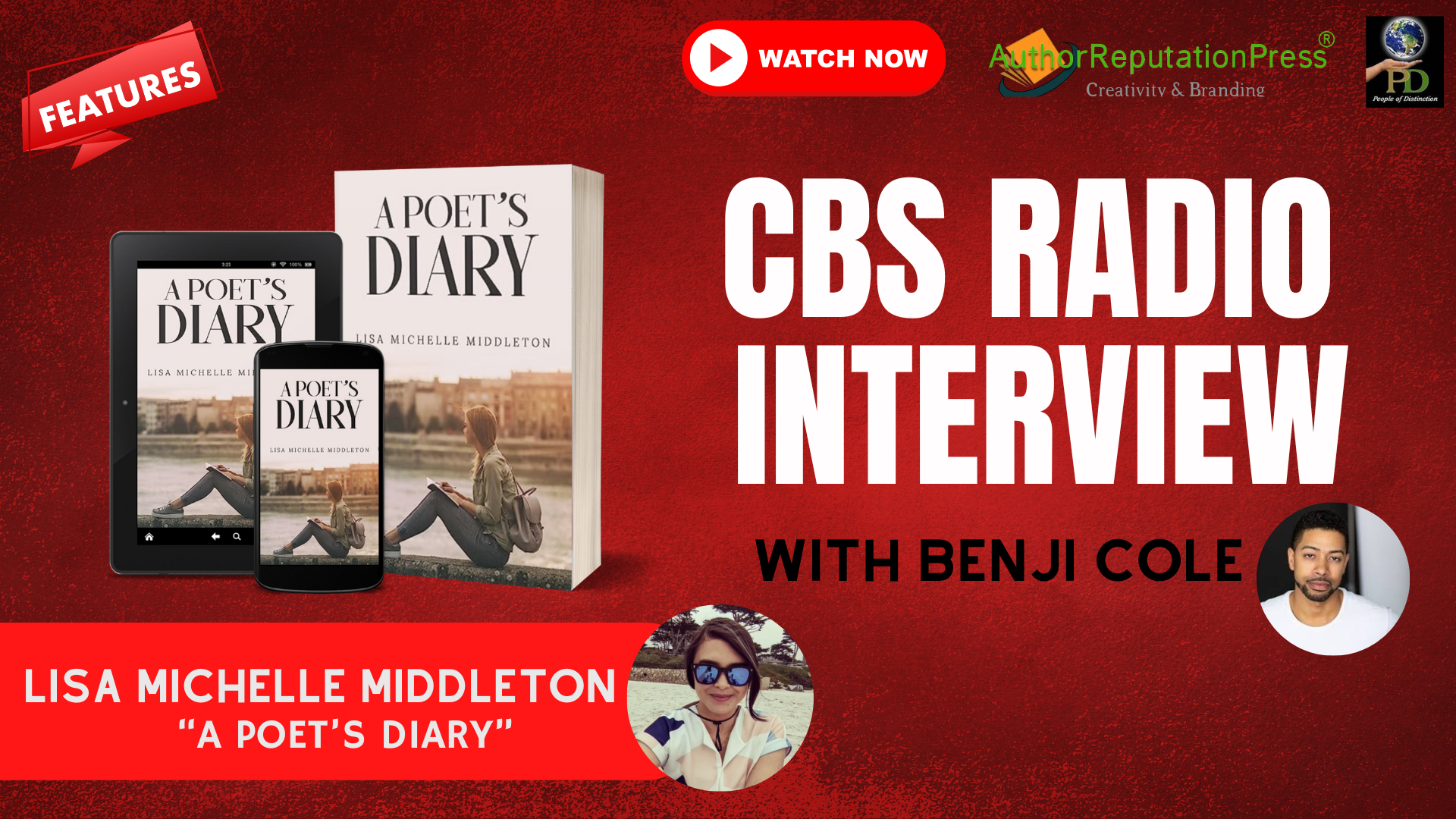 Benji Cole of CBS Radio interviewed Lisa Michelle Middleton, author of ...