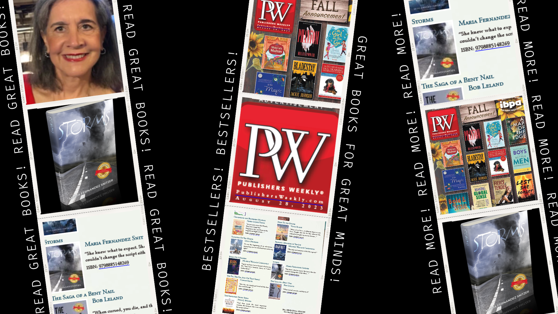 The Publishers Weekly Magazine features “Storms” by Maria Fernandez ...