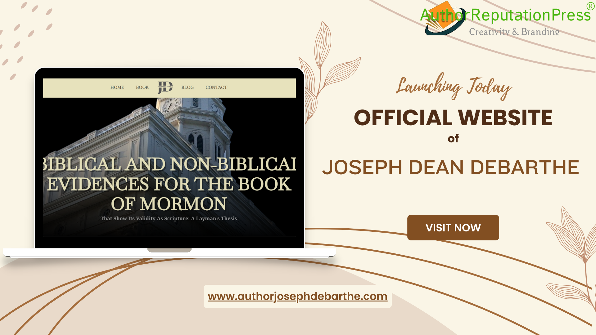 The released website for “Biblical and Non-Biblical Evidences For The ...