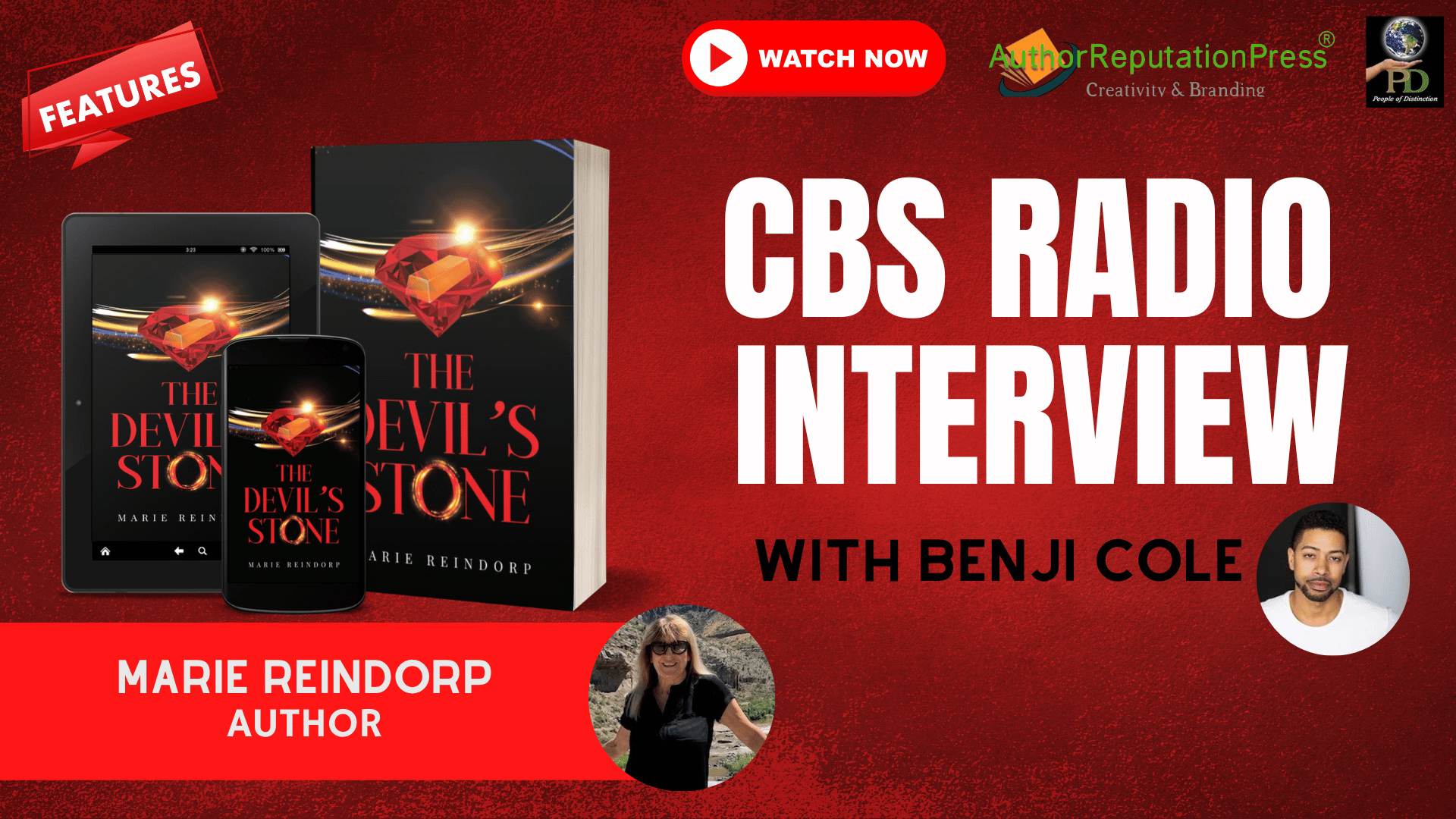 Benji Cole of CBS Radio interviewed Marie Reindorp, author of “The ...