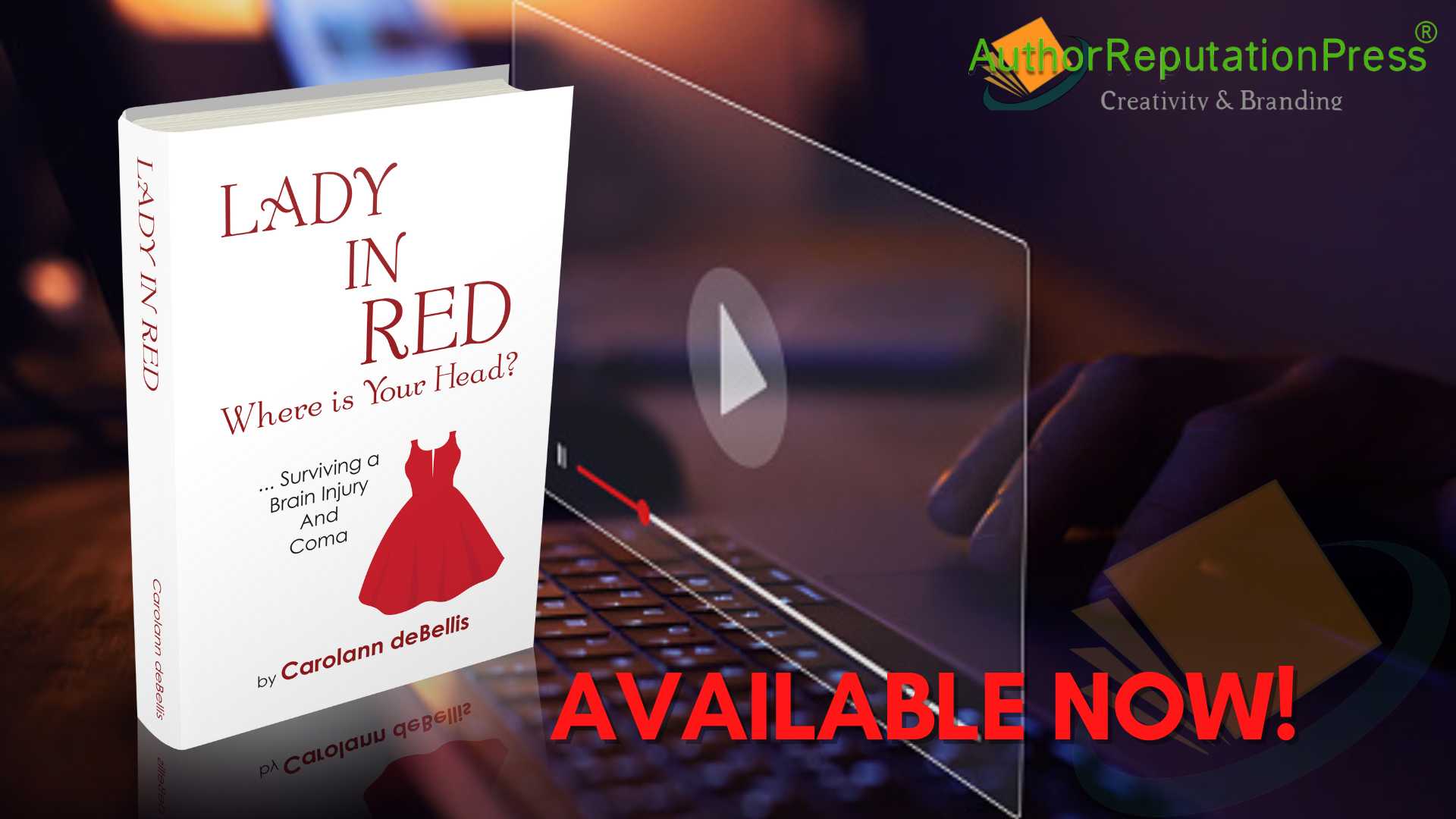 A book trailer for “Lady In Red Where Is Your Head?” by Carolann ...