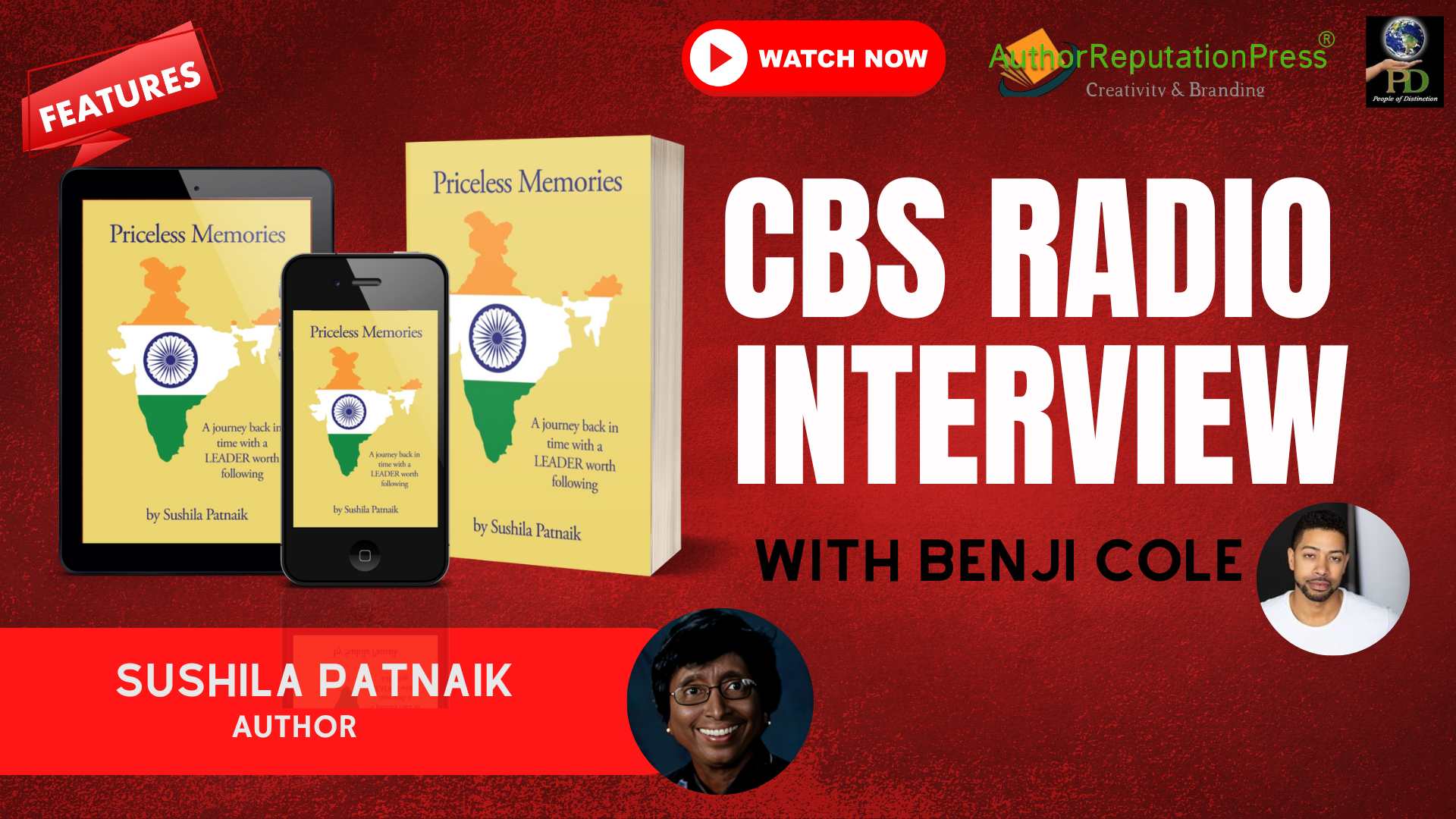 CBS Radio’s Benji Cole interviews Sushila Patnaik, author of “Priceless ...