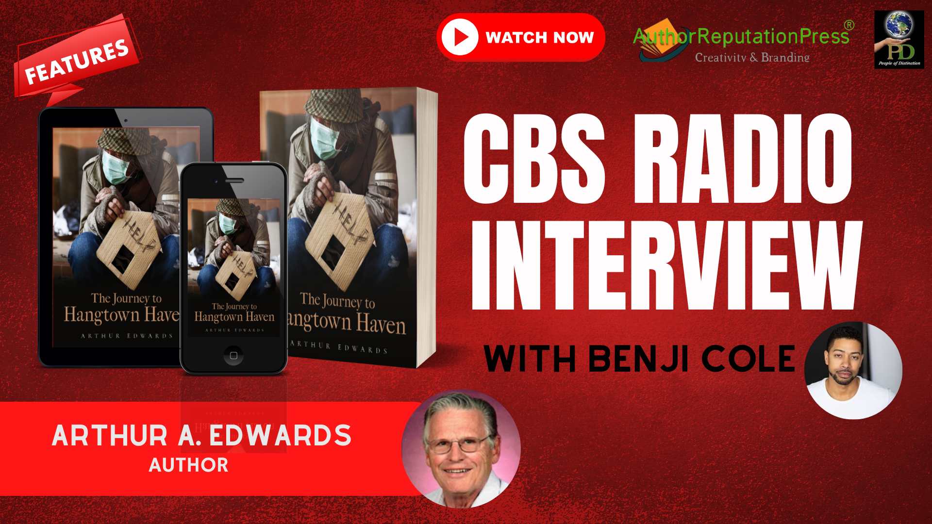 CBS Radio’s Benji Cole interviews Arthur A. Edwards, the author of “The ...