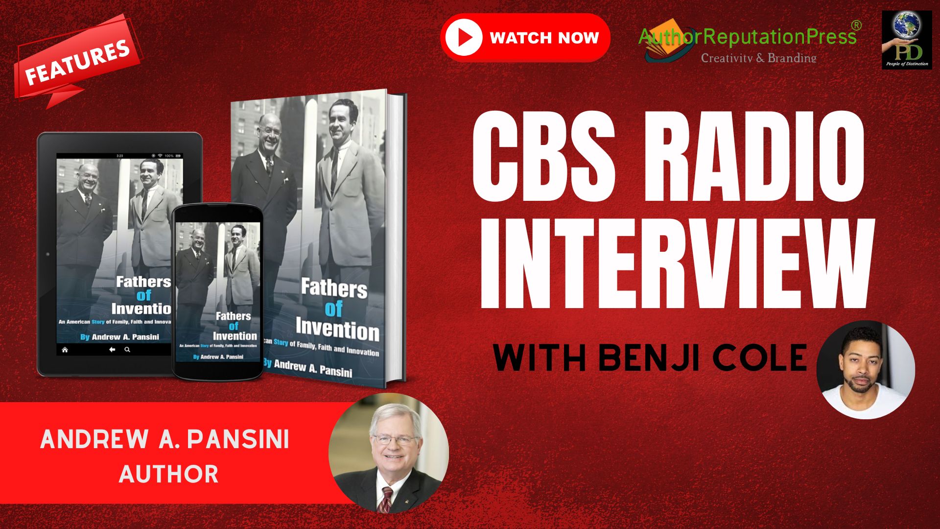 CBS Radio’s Benji Cole interviews Andrew A. Pansini, author of “Fathers ...